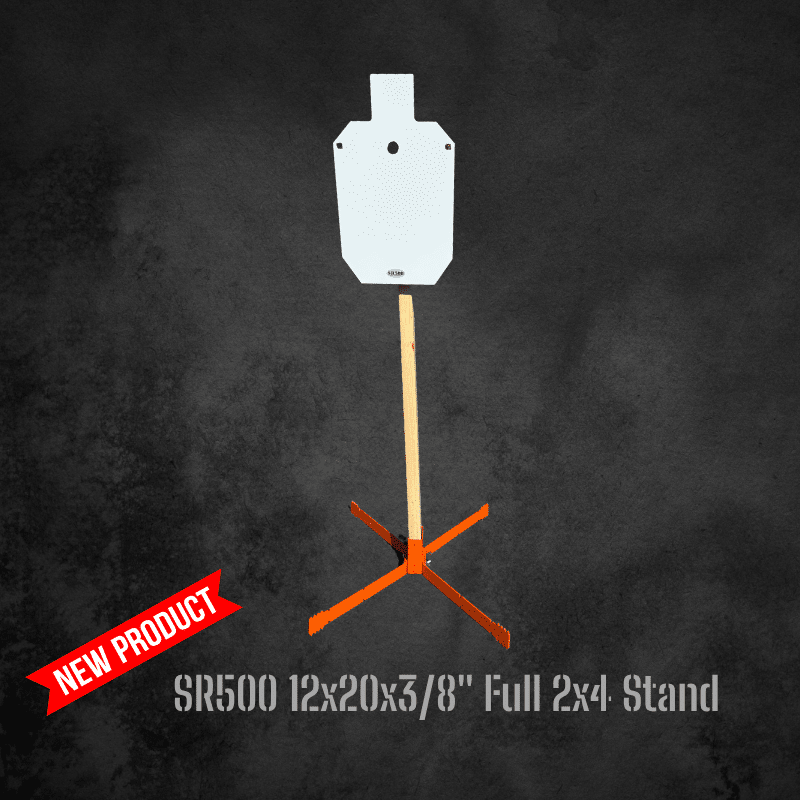 SR500 12×20 3/8" 2×4 Target Stand System - Steel Targets